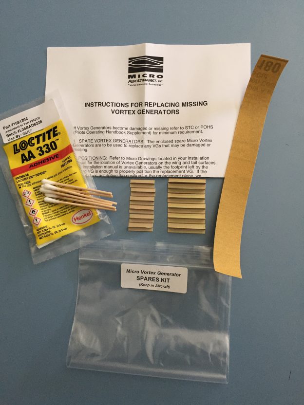 Micro VG Spares Kit - Micro AeroDynamics Inc